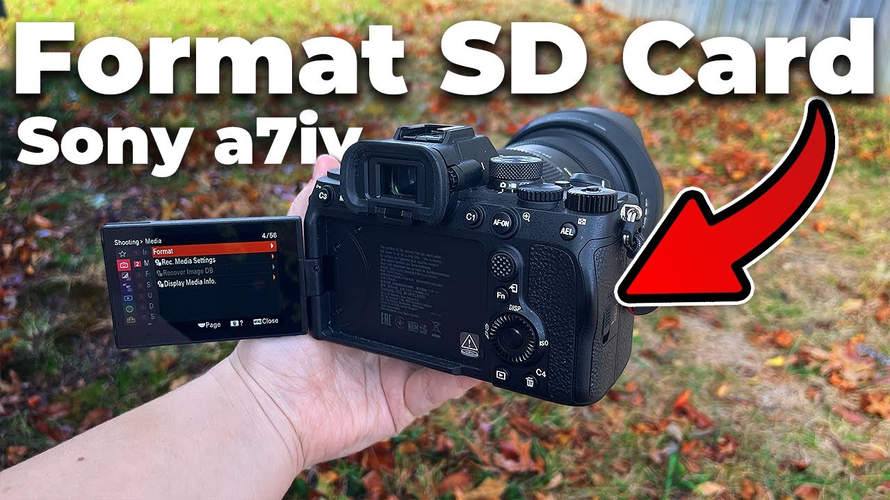 How to Format the SD Card on Sony A7IV - YouTube