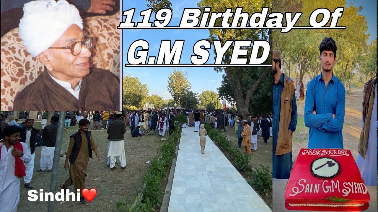 Birthday Of Sain G.M Syed ️| Sindh - YouTube