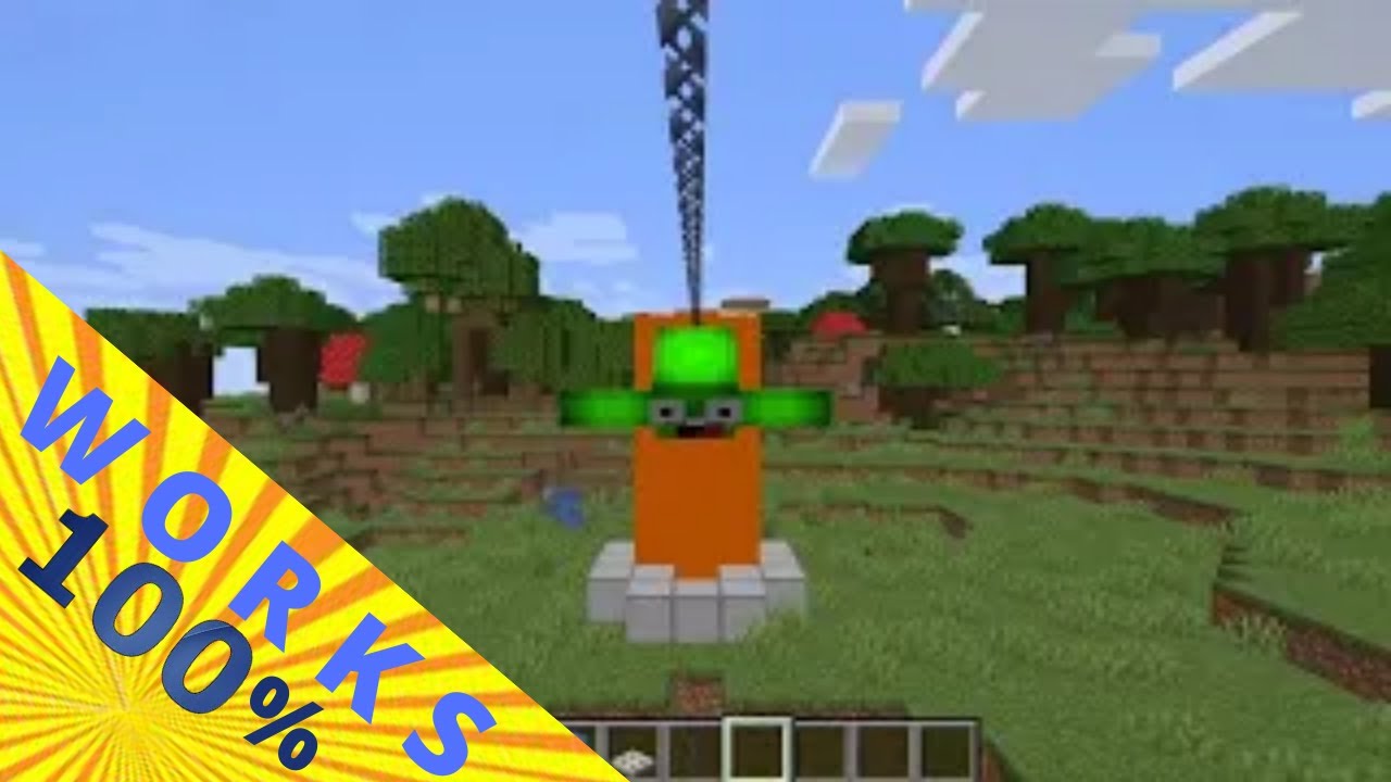 WORKING MINECRAFT ZIPLINE {no mods} - YouTube
