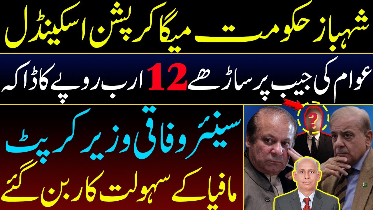 Shahbaz govt mega corruption scandal | Robbery of 12 and a half billion ...