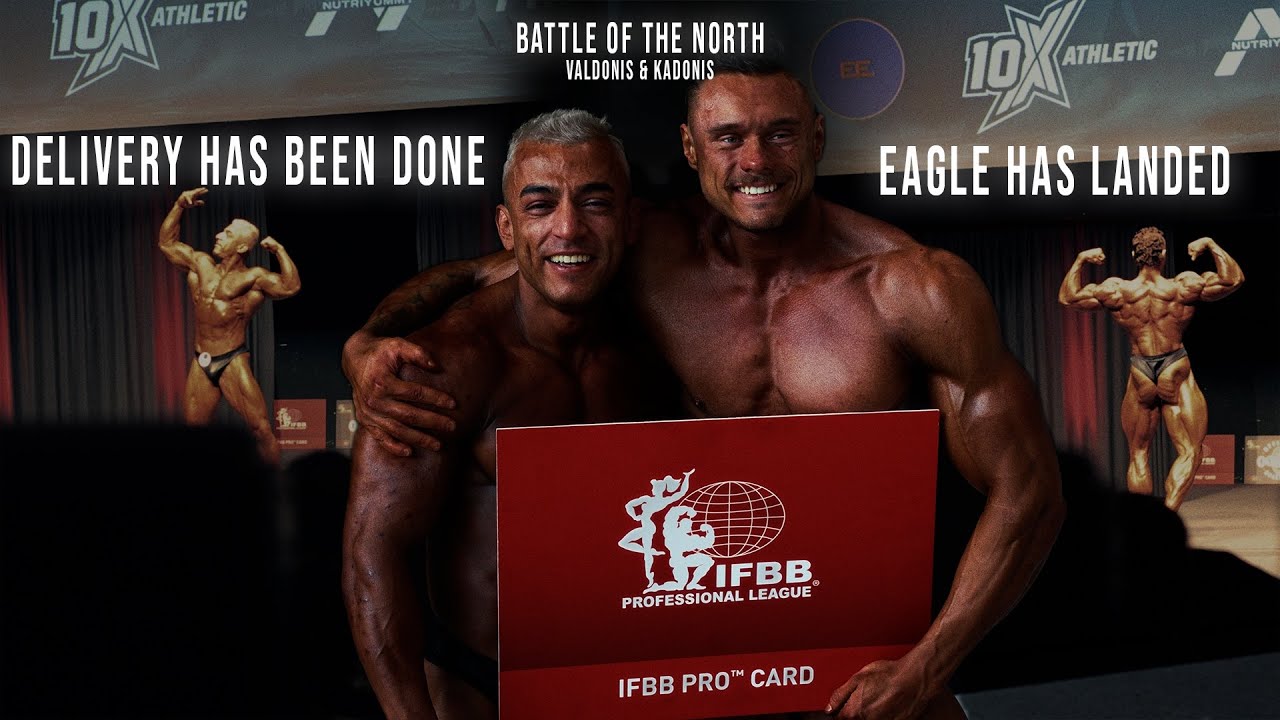 Show day, IFBB PRO CARD - YouTube