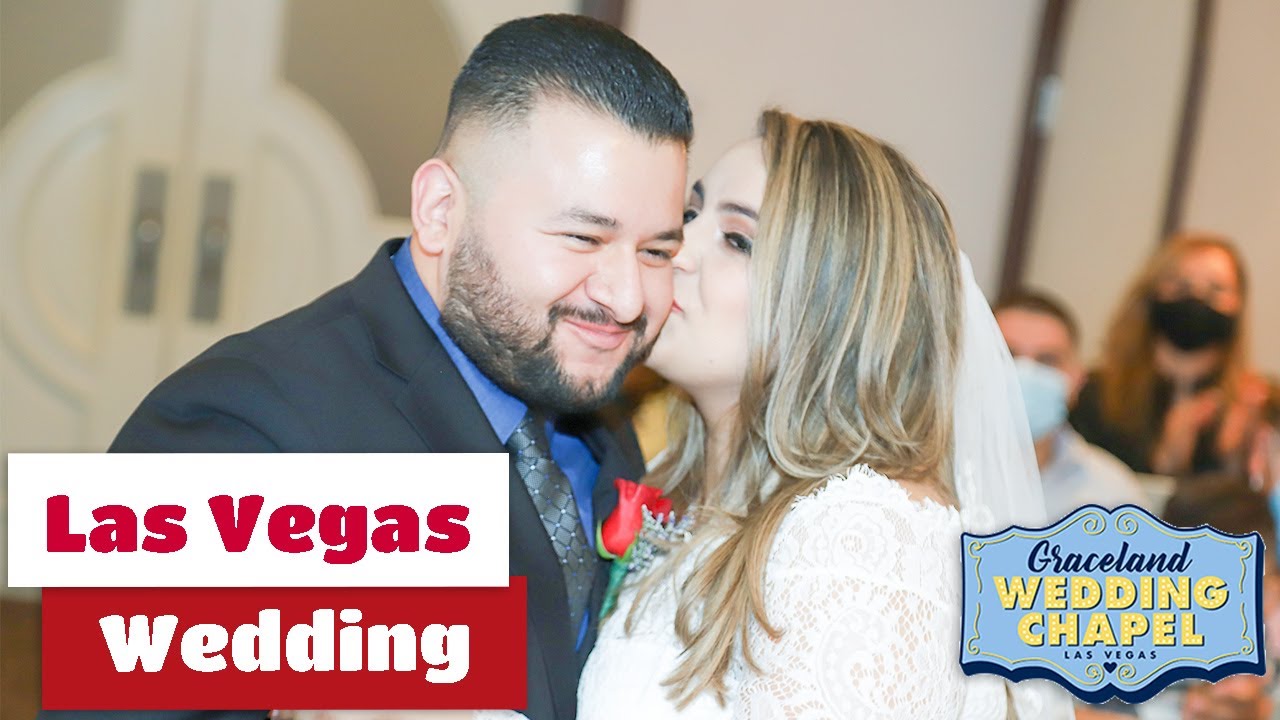 Alexia & Jacob's Las Vegas Wedding at Graceland Wedding Chapel | Las ...