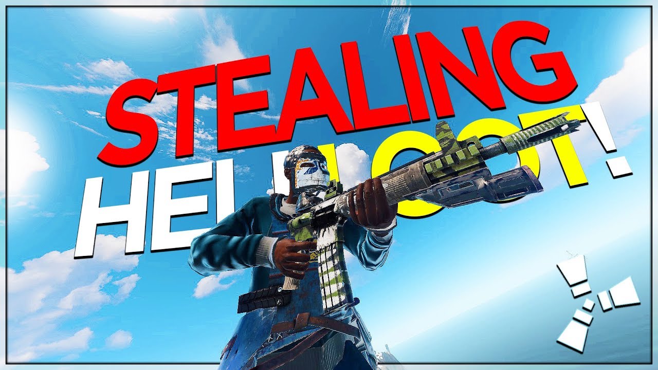 Another FURNACE RAID & Stealing HELI CRATES! (SOLO VANILLA RUST #9 S54 ...