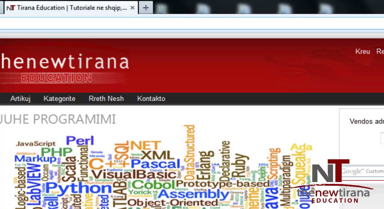 HTML Shqip - 20 - Si te vendos favicon ne website - Tirana Education ...