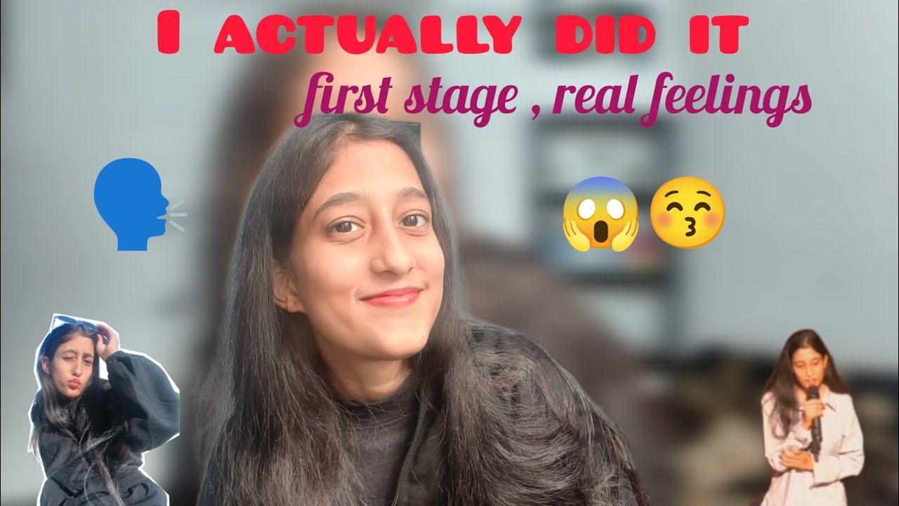 Storytime : My first stage performance (First Time, Real feelings) ️🌟 - YouTube