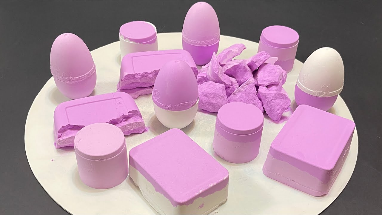 #ASMR/Purple color/Asmr baking soda#soothing #explore - YouTube