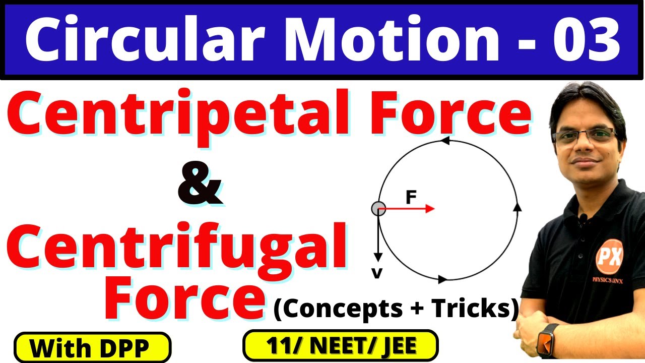 Circular Motion Class 11 |Lec -3| Centripetal and Centrifugal Force ...
