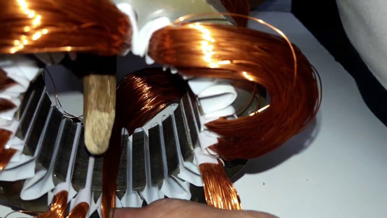 fan motor rewinding. Pedestal fan rewinding with data sheet - YouTube