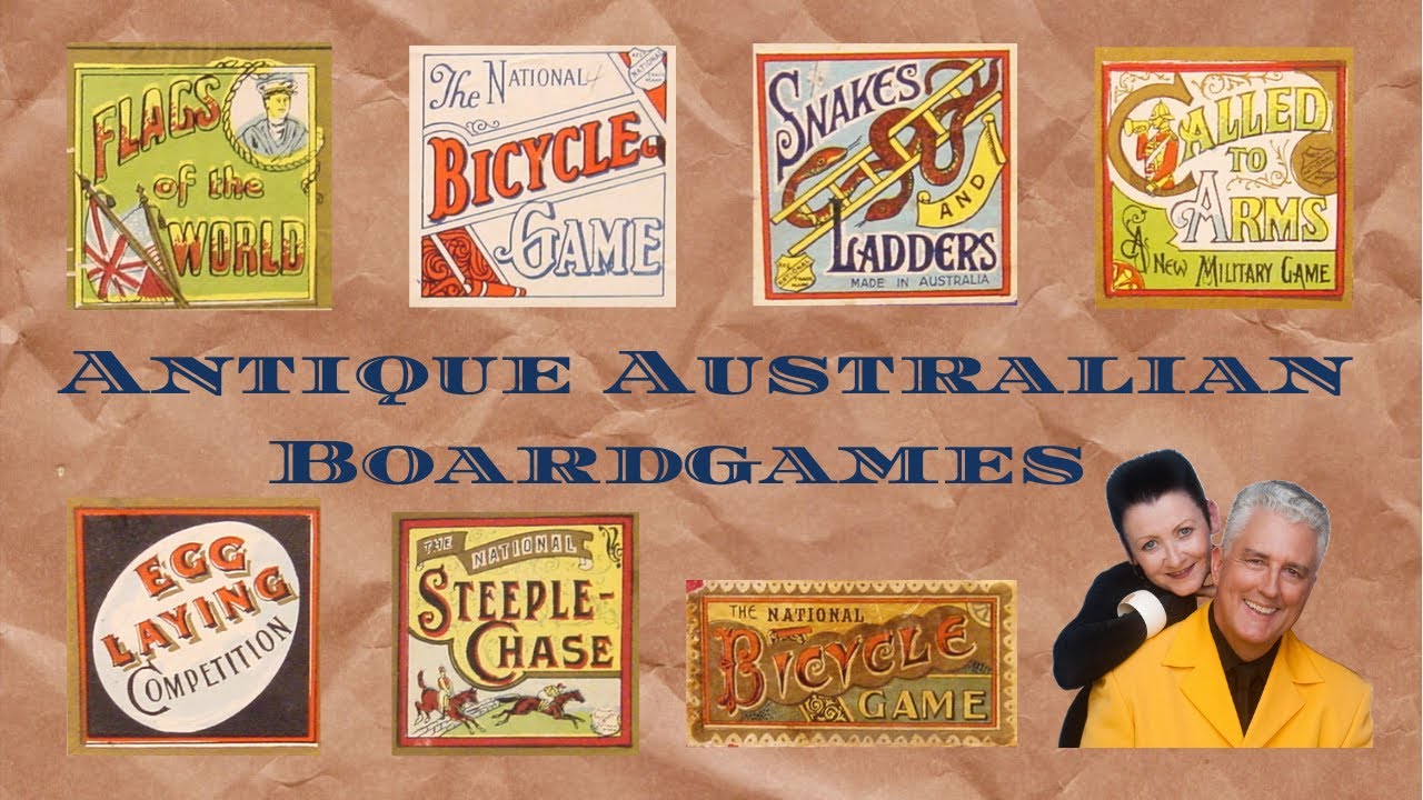 Antique Board Games: Australian Board Games - YouTube