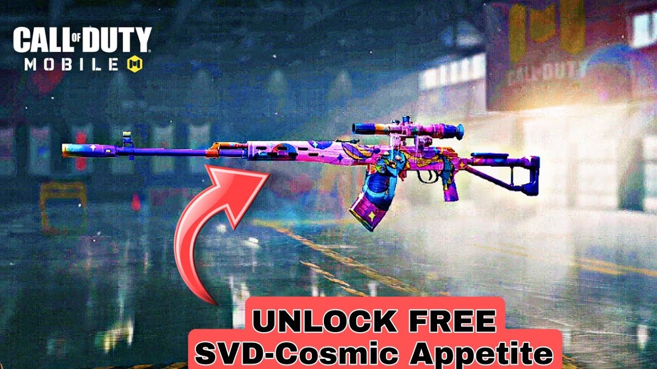 How To Unlock Free SVD-Cosmic Appetite In S3 Call Of Duty Mobile COD ...