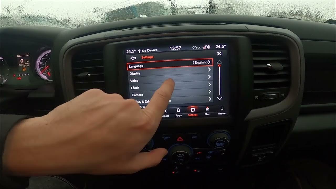 How to Enable or Disable Horn with Remote Start in Dodge RAM 1500 II ( 2019 - now ) - YouTube