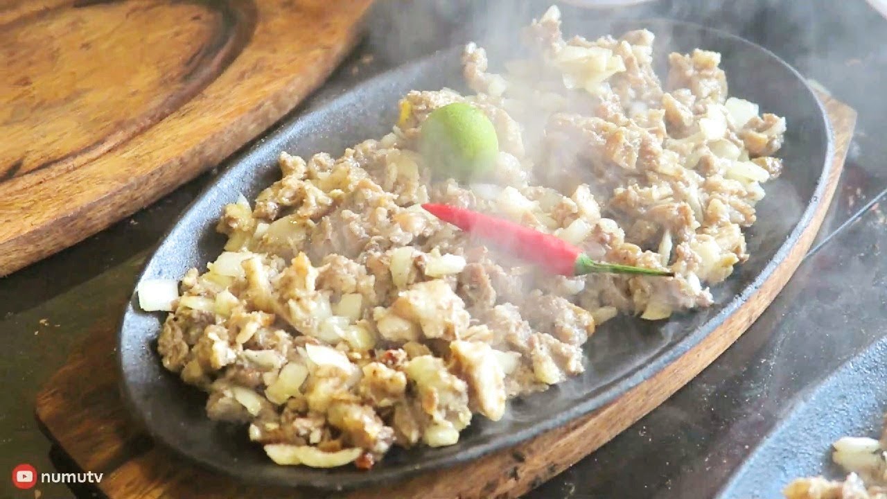 SISIG - Must Try FILIPINO FOOD When Travelling the Philippines - YouTube