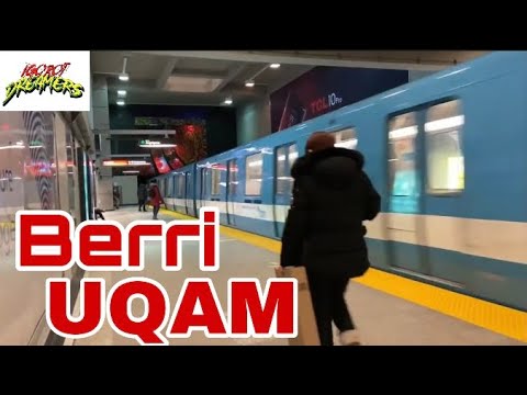 Montreal Metro Ride Berri UQAM (walkthrough) - YouTube