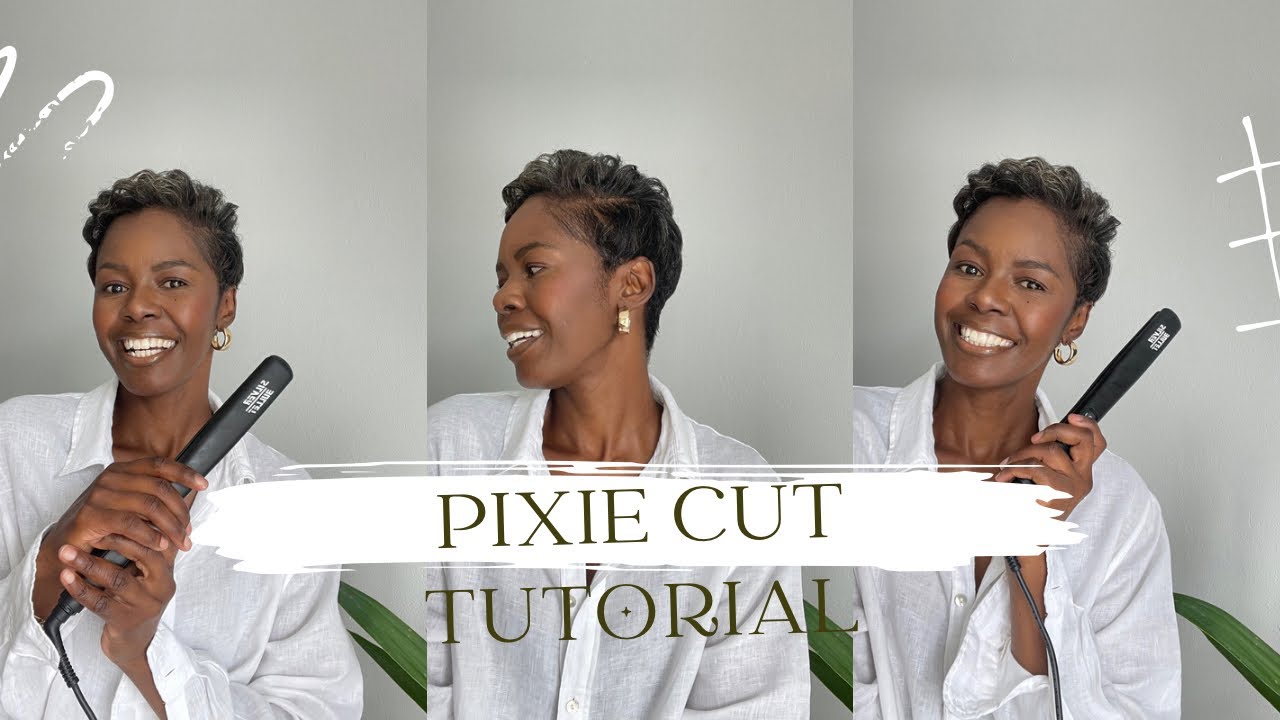 DIY PIXIE CUT MAINTENANCE| Detailed at home relaxer retouch, foam ...