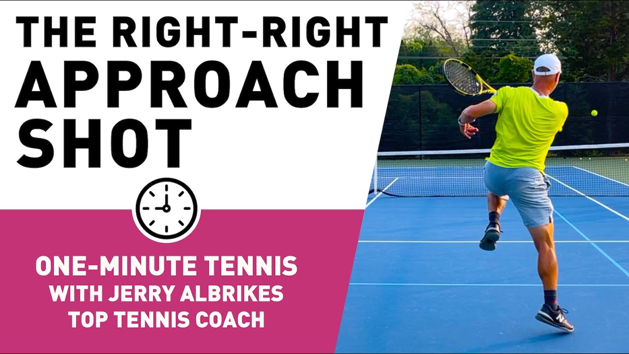One-Minute Tennis — The Right-Right Approach Shot Forehand Side - YouTube