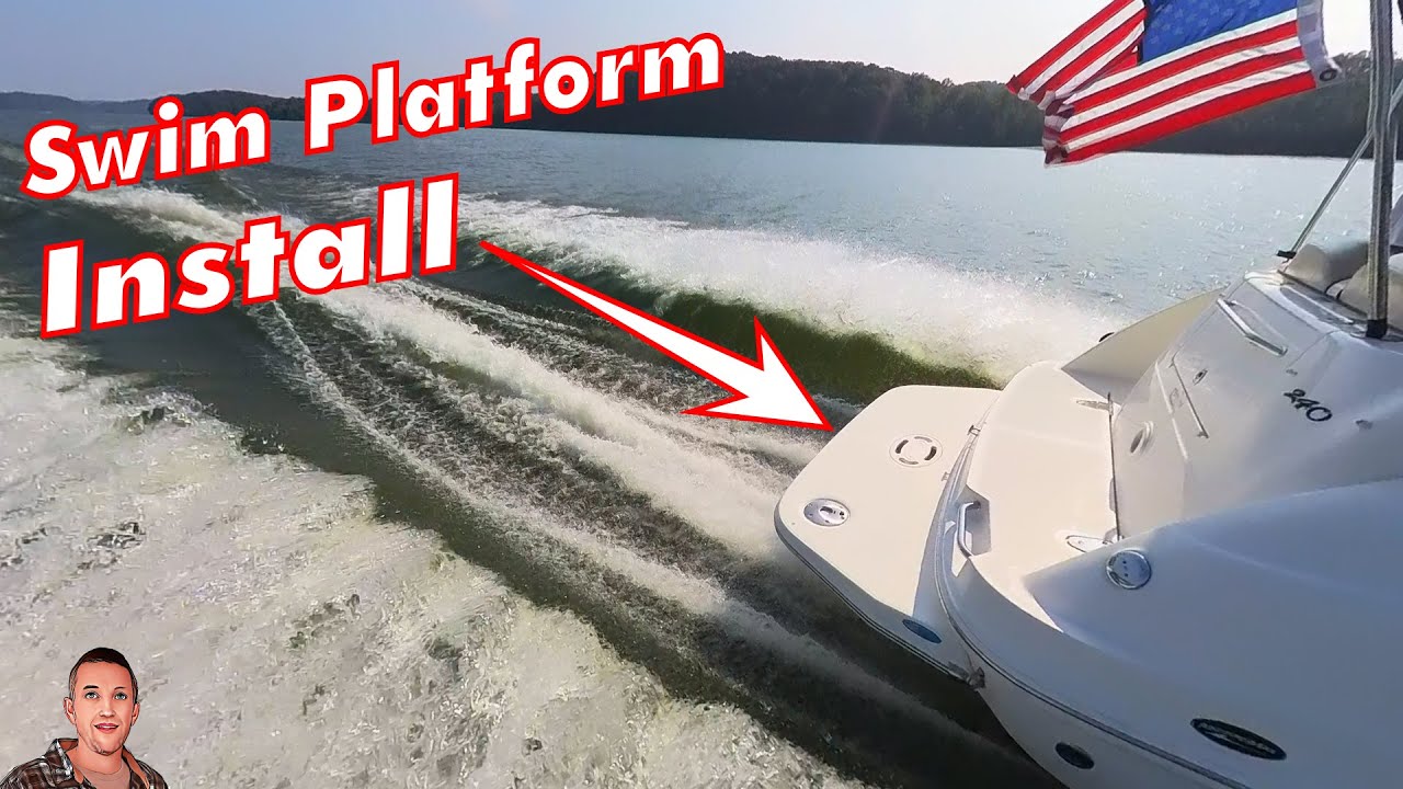 Boat Swim Platform Install - YouTube