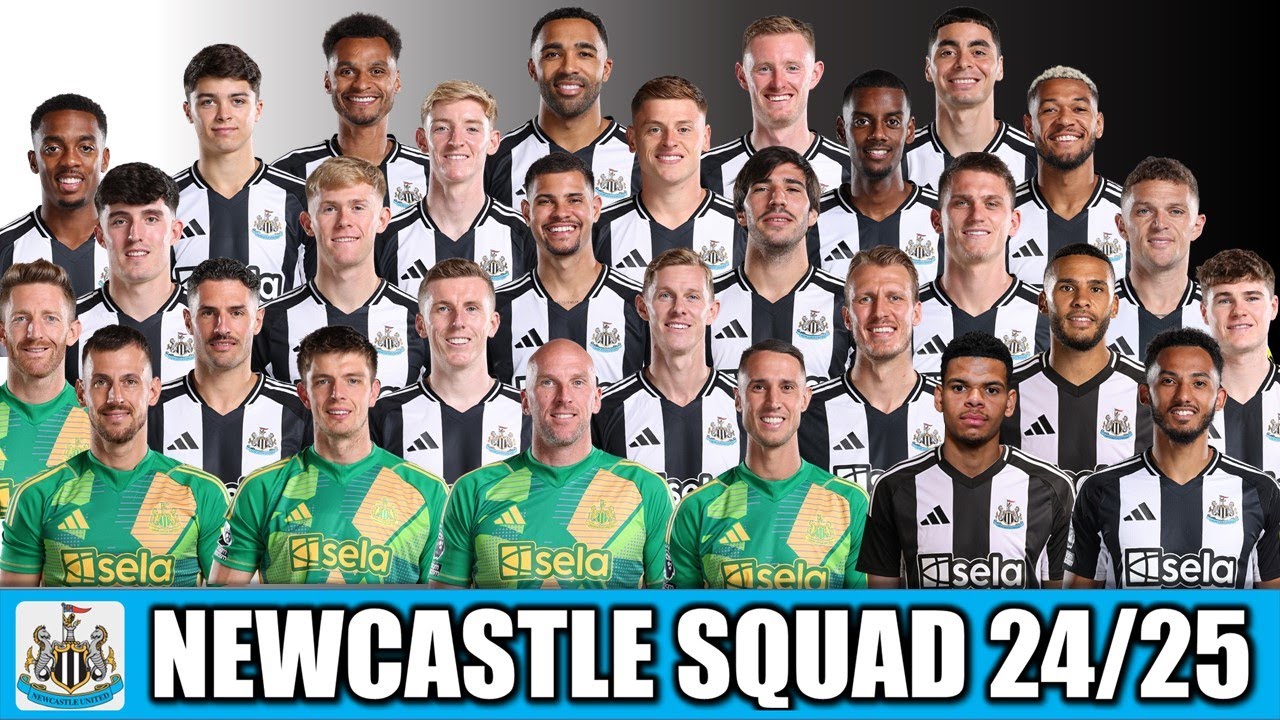 FULL SQUAD NEWCASTLE UNITED WITH ALL TRANSFER SUMMER 2024 CONFIRMED ...