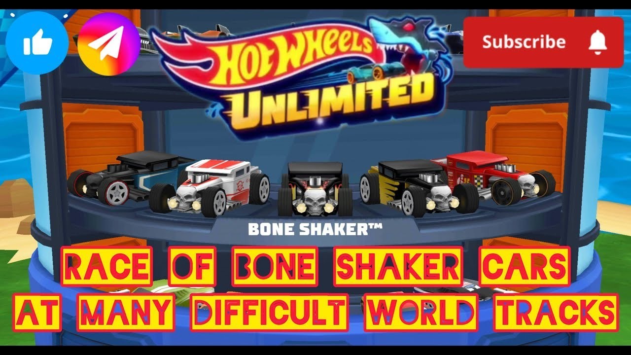 HOT WHEELS UNLIMITED MATTEL GAMES | RACE, STUNT, BOOST & JUMP BONE ...