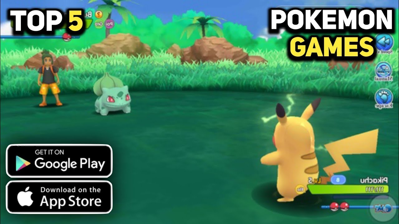 TOP 5 Best Pokemon Games For Android & iOS in 2023 | Download on the ...