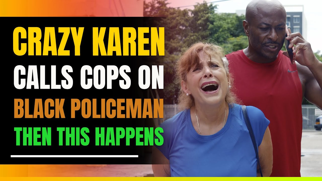 Crazy Karen Calls Cops On Black Policeman. Then This Happens - YouTube