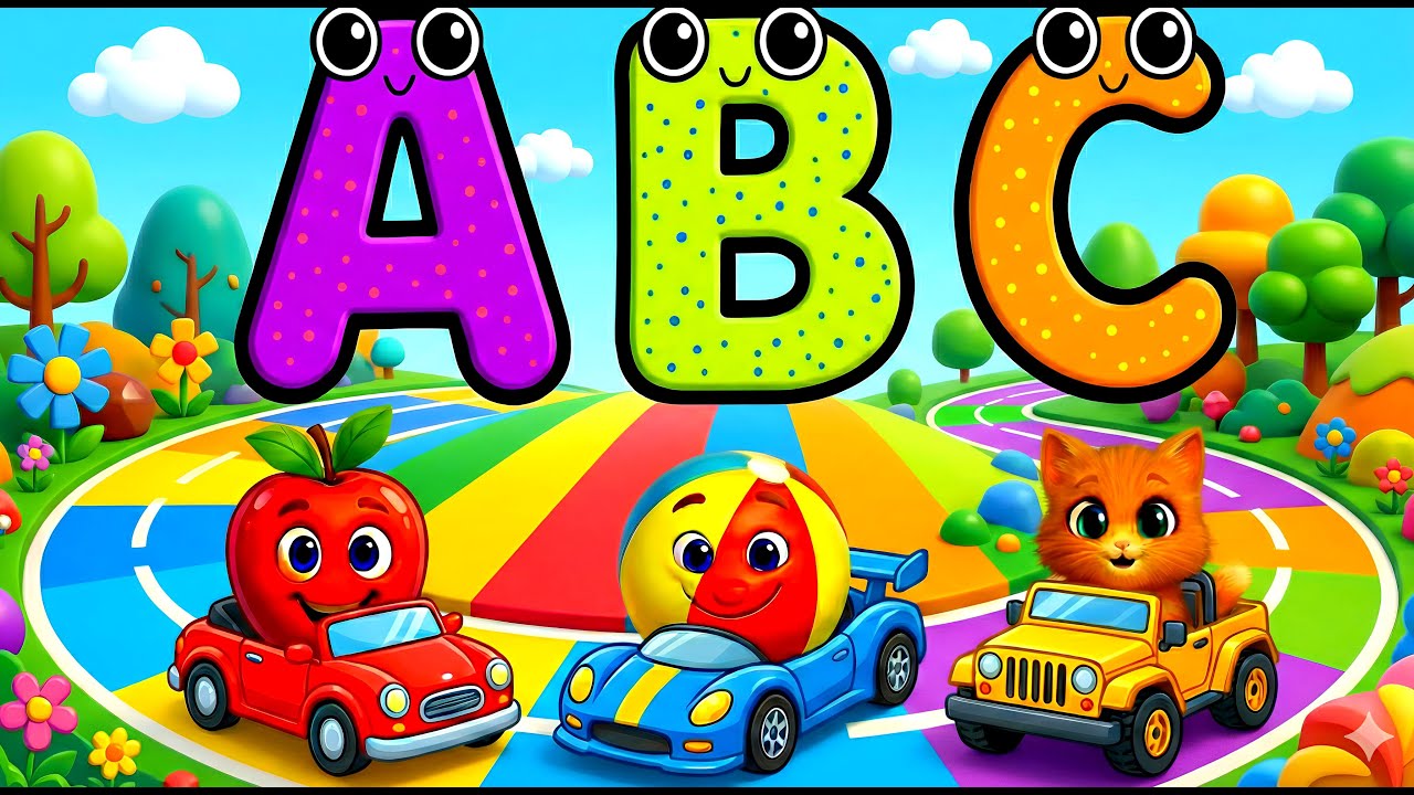 🔴 ABC Phonics Song 🎶 A for Apple 🍎 | Alphabet Song | Fun ABC Learning ...