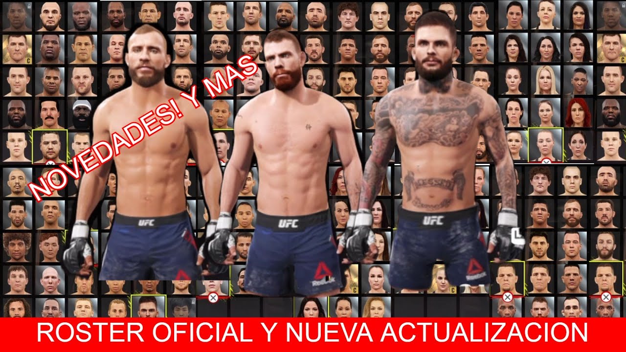 UFC 4 ANALISIS DEL ROSTER COMPLETO Y NUEVA ACTUALIZACION! - YouTube