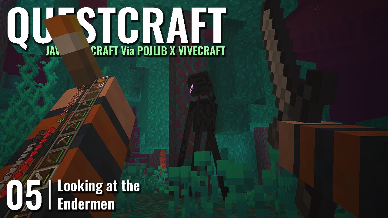 QUESTCRAFT // 05: Looking at the Endermen // QUEST 3 Gameplay - YouTube