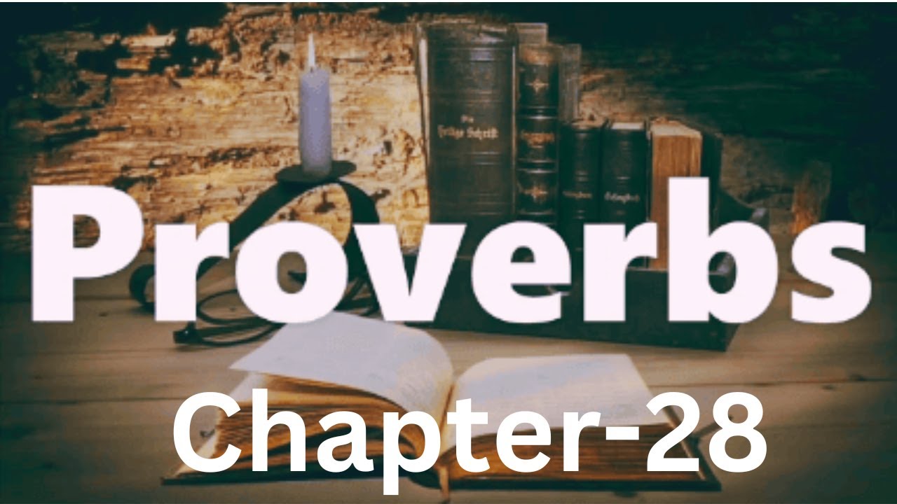 Proverbs Chapter-28|#gracetelevisionindiakgf #proverbs #motivation - YouTube
