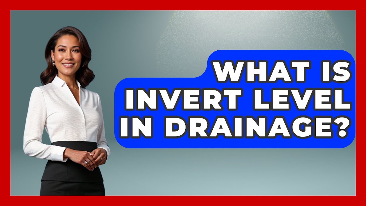 What Is Invert Level In Drainage? - Civil Engineering Explained - YouTube