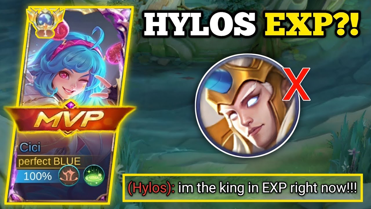 HYLOS BEST EXP LANER?! (hard match) | BUFFED CICI BEST BUILD AND EMBLEM ...