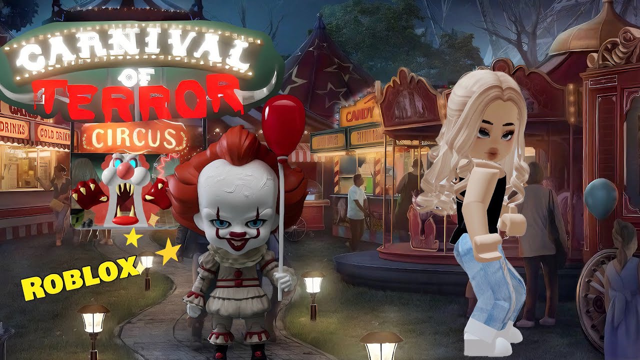 CIRCO DO PALHAÇO - ROBLOX (Carnival of Terror) - YouTube