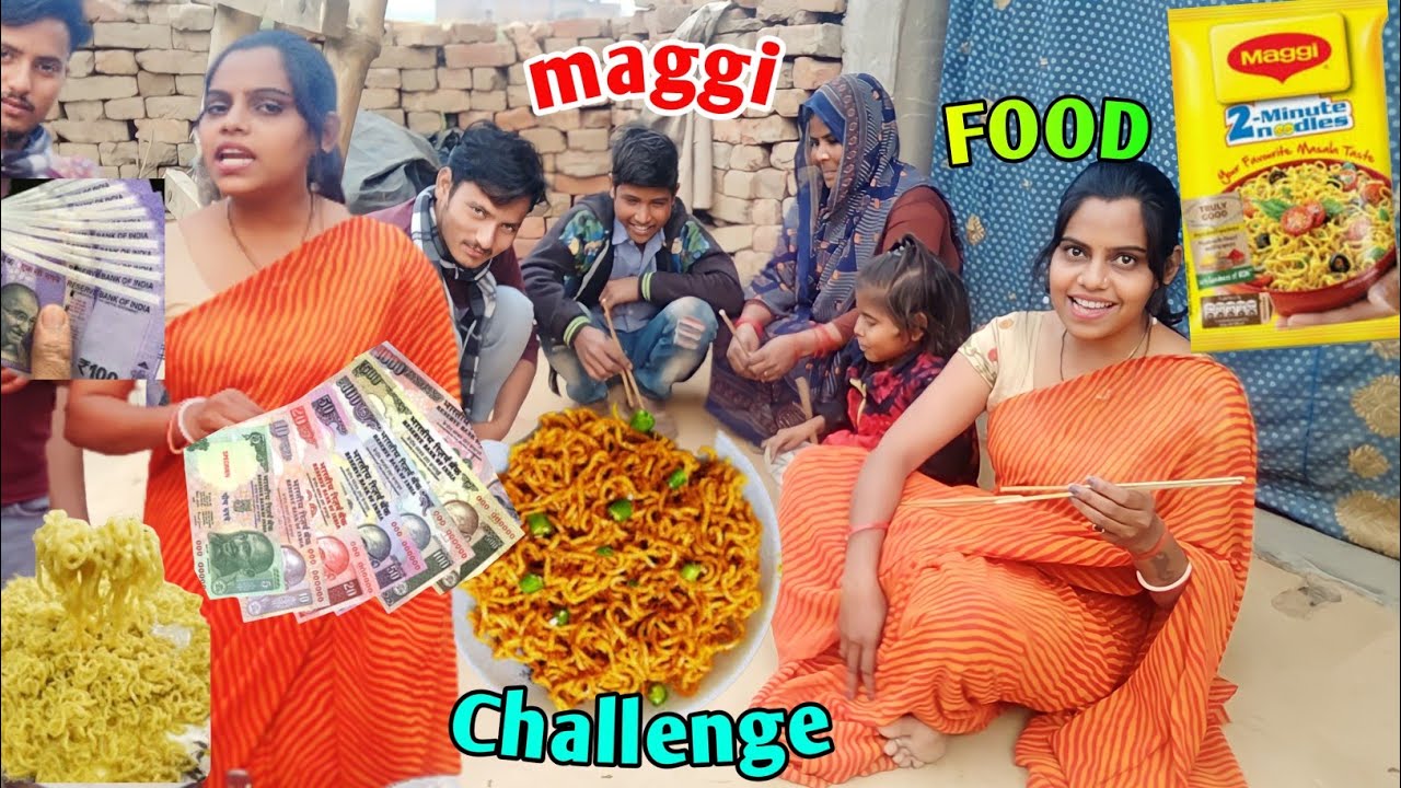 45रू में Maagi challenge Kiya har gaye 500₹ #challenge #vlog ...