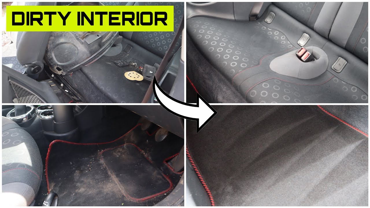 Dirty Interior Deep Clean | Interior Car Detailing Transformation ...