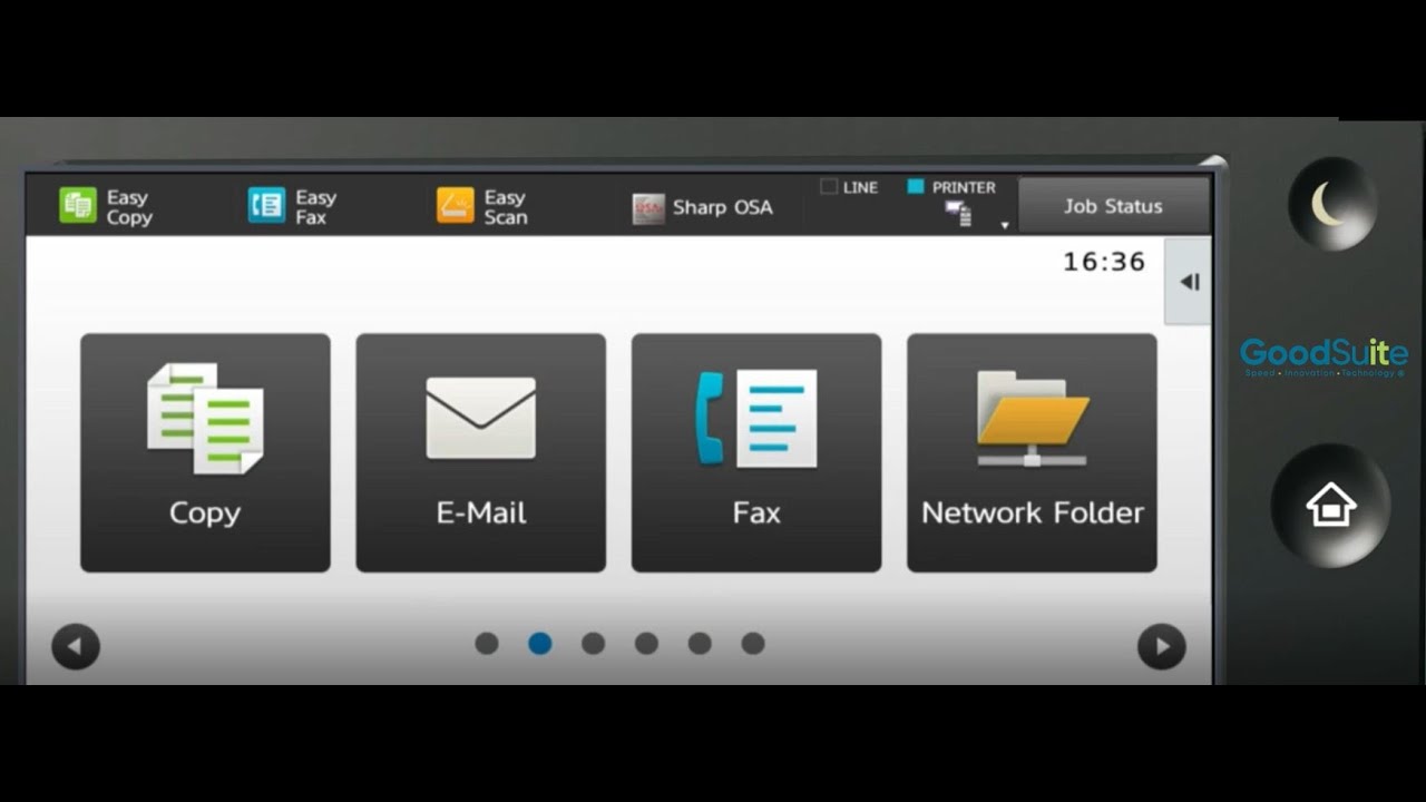 Sharp's MFP One-Touch Easy Screen - YouTube