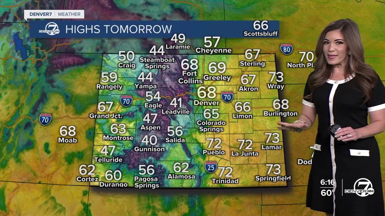 Warm, windy Tuesday ahead of evening cold front - YouTube