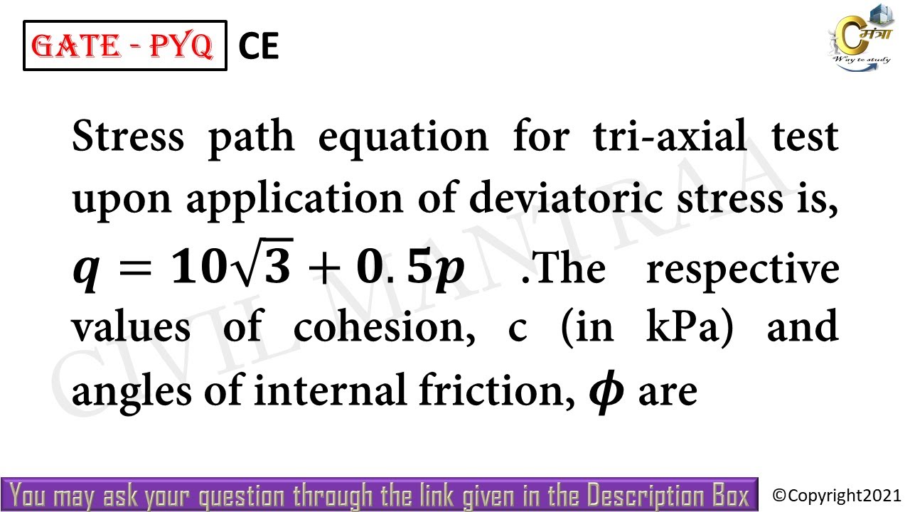 Stress Path Equation For Tri axial Test Upon Application Of Deviatoric stress-path-equation-for-tri-axial-test-upon-application-of-deviatoric