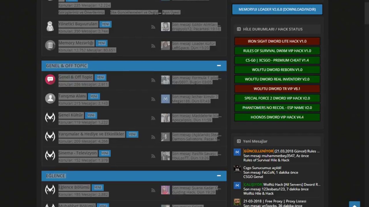 WOLFTEAM MEMORY HACKERS NASIL YAPILIR - YouTube