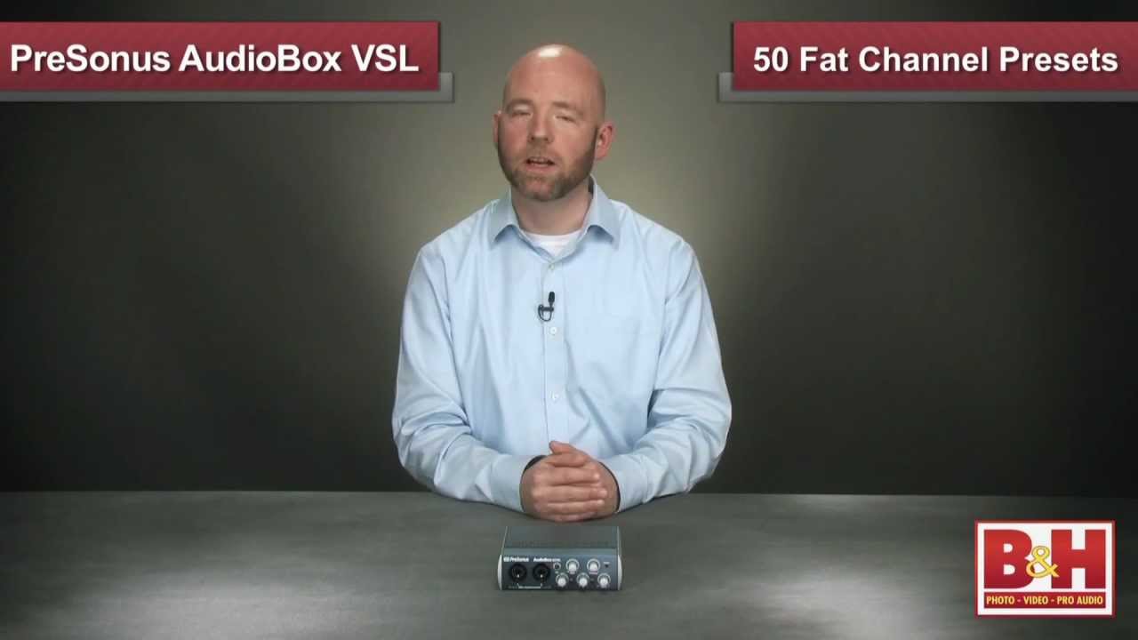 PreSonus AudioBox VSL Series - YouTube