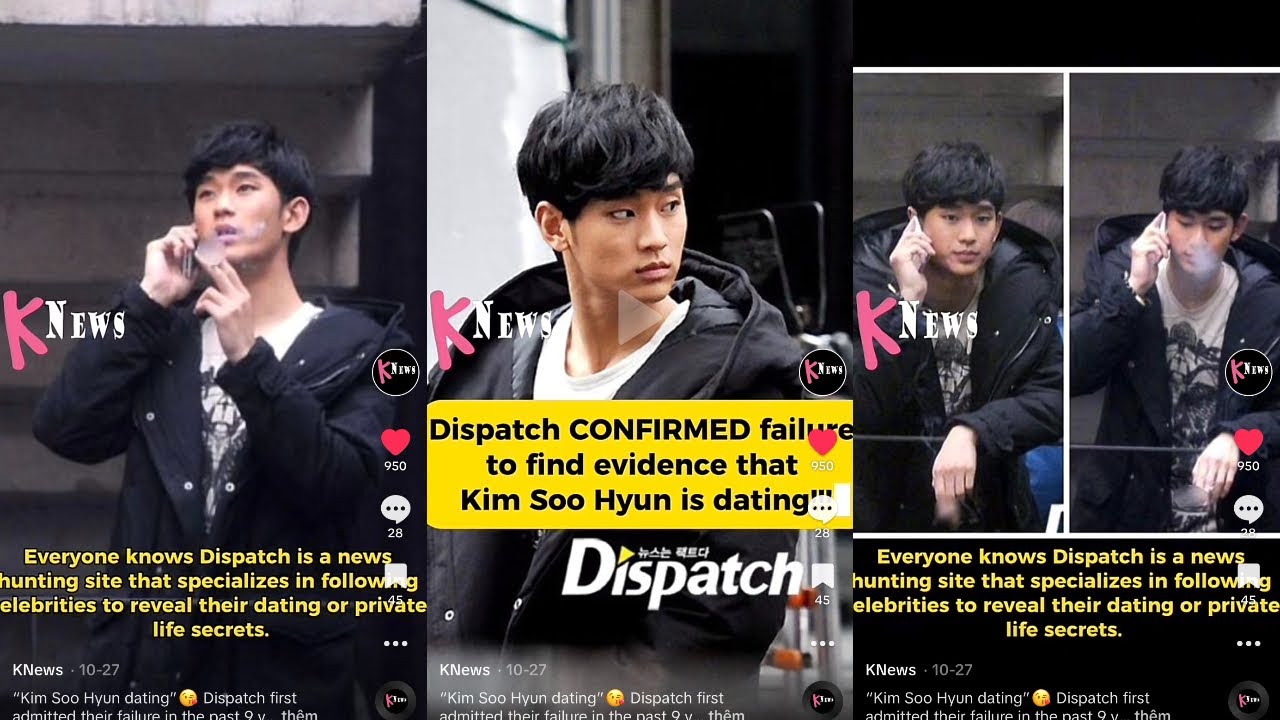 Dispatch CONFIRMED FAILURE When looking for evidence of Kim Soo Hyun dating! - YouTube