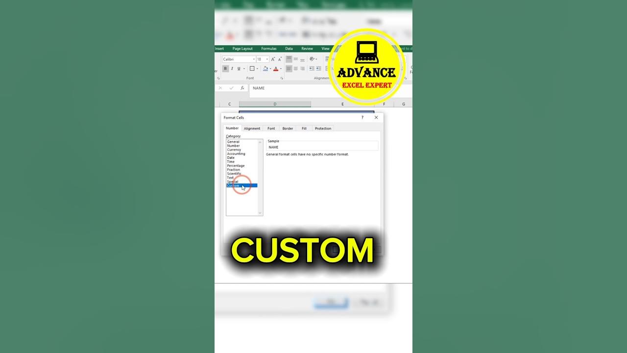 🤯🤯CUSTOM FORMAT IN EXCEL || ADVANCE EXCEL💯 || #excel #youtube #shortsfeed #shorts - YouTube