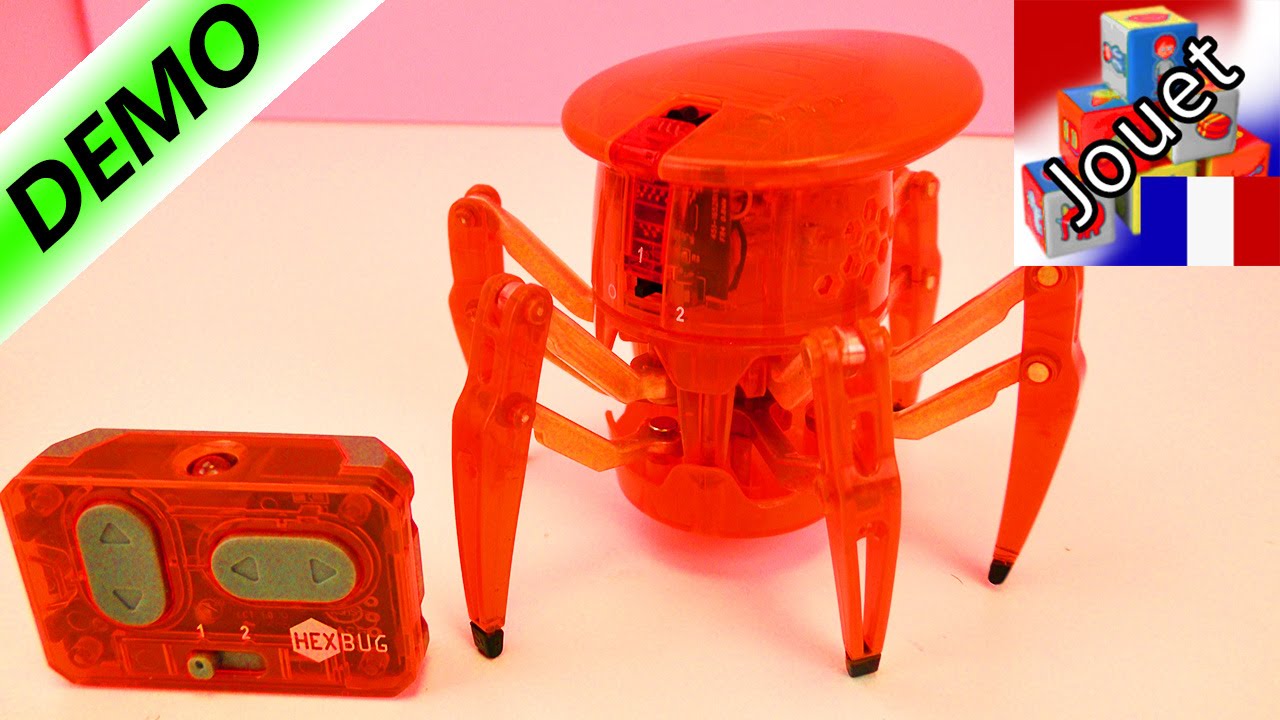 HEXBUG SPIDER - GRAND ROBOT- ARAIGNEE - Jeu téléguidé - Unboxing & Démo ...