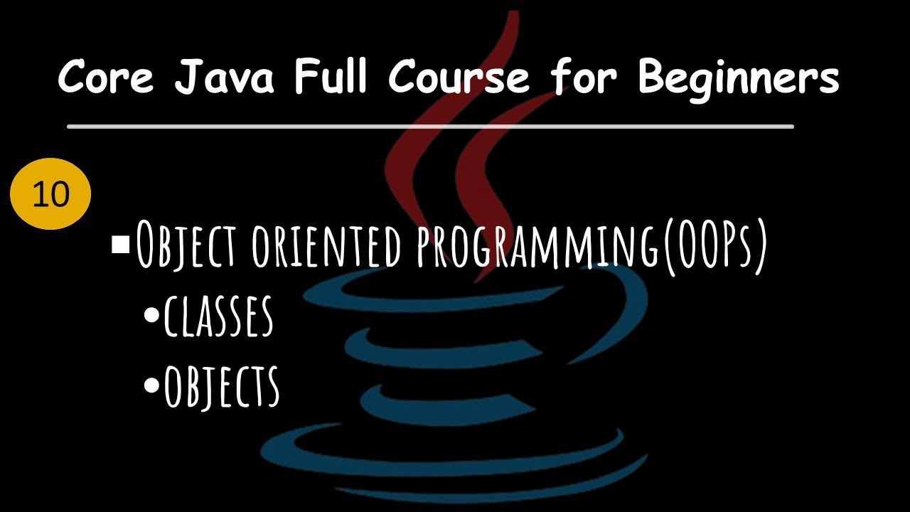 Introduction To Object Oriented Programming Oops In Java Classes