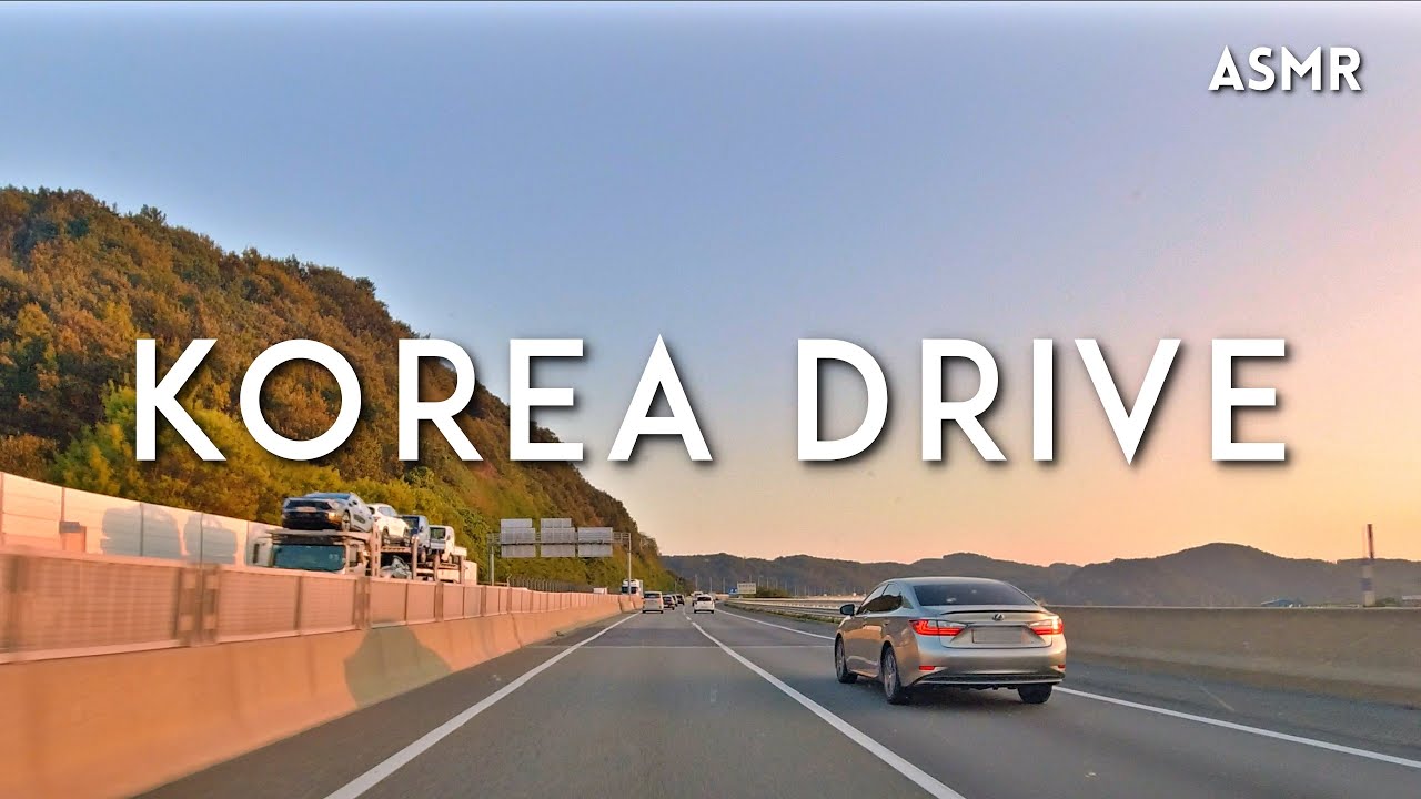 ASMR | KOREA DRIVE | 4K Highway Driving Ambience 2021 Seoul to Gwangju ...