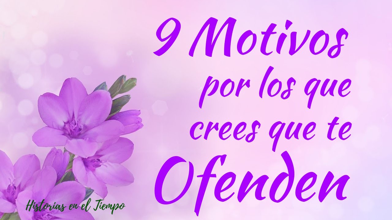 ¿TE SIENTES OFENDIDO/A? - 9 MOTIVOS por los que crees que TE OFENDEN ...