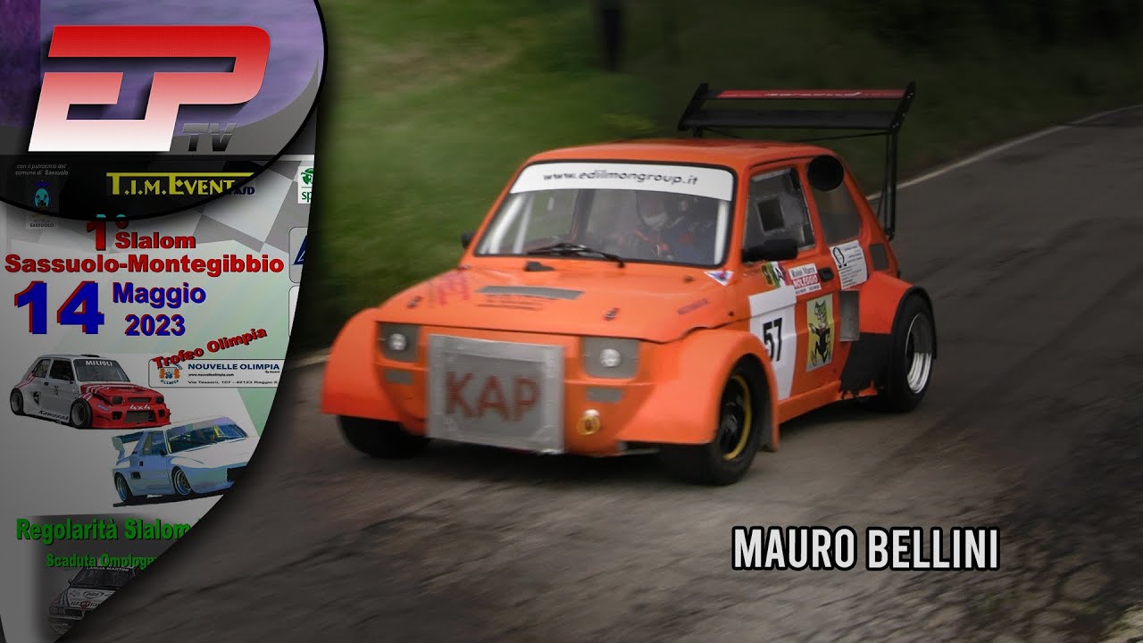 Mauro Bellini | Fiat 126 Suzuki | Slalom Sassuolo 2023 - YouTube