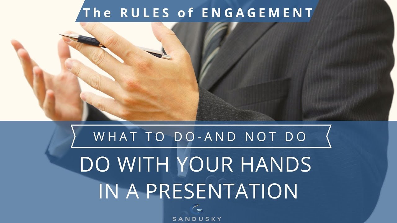 What to do with your hands in a Presentation - YouTube
