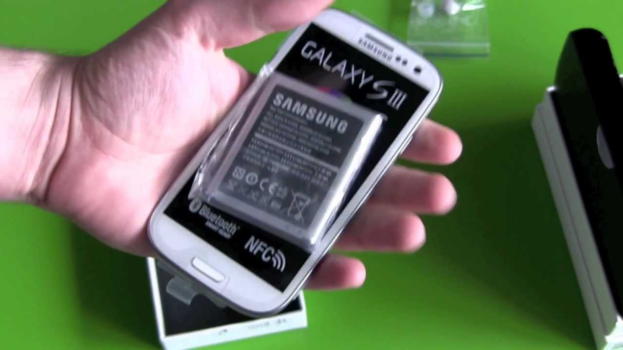 Samsung Galaxy S3 Unboxing - YouTube