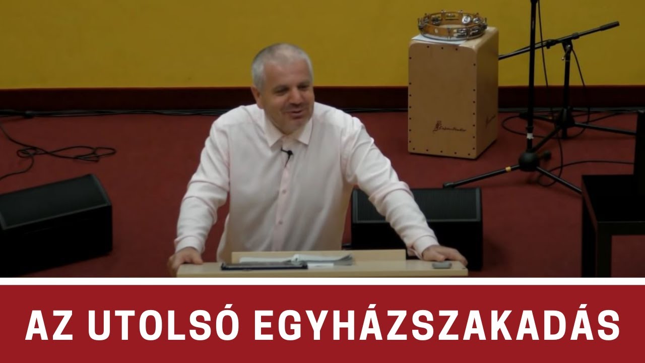 Az utolsó egyházszakadás - Rostás Zoltán - YouTube