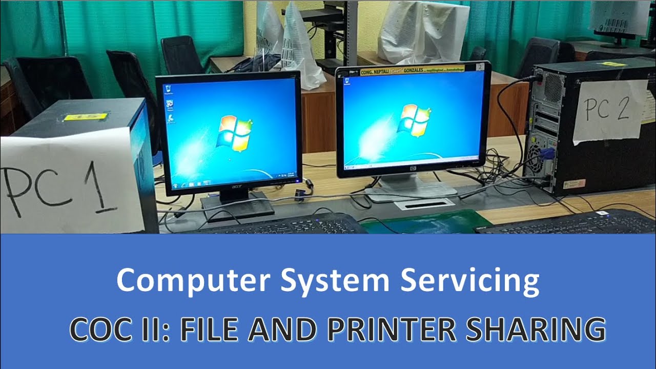 Computer System Servicing: COCII File and Printer Sharing - YouTube