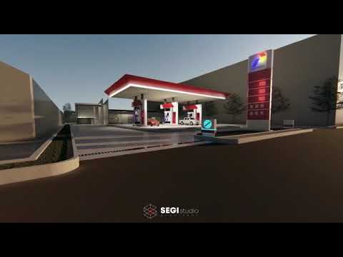 Animasi 3D Proyek pembangunan spbu PT. Renato Sumber Energi - YouTube